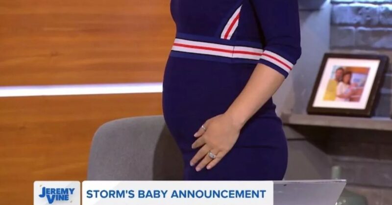 Storm Huntley announces she's pregnant with second child as she unveils ...