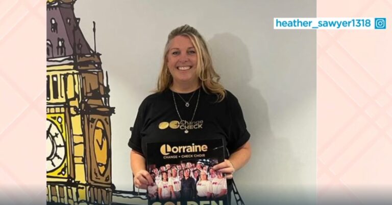 Lorraine Kelly announces death of Change+Check campaigner Heather Sawyer