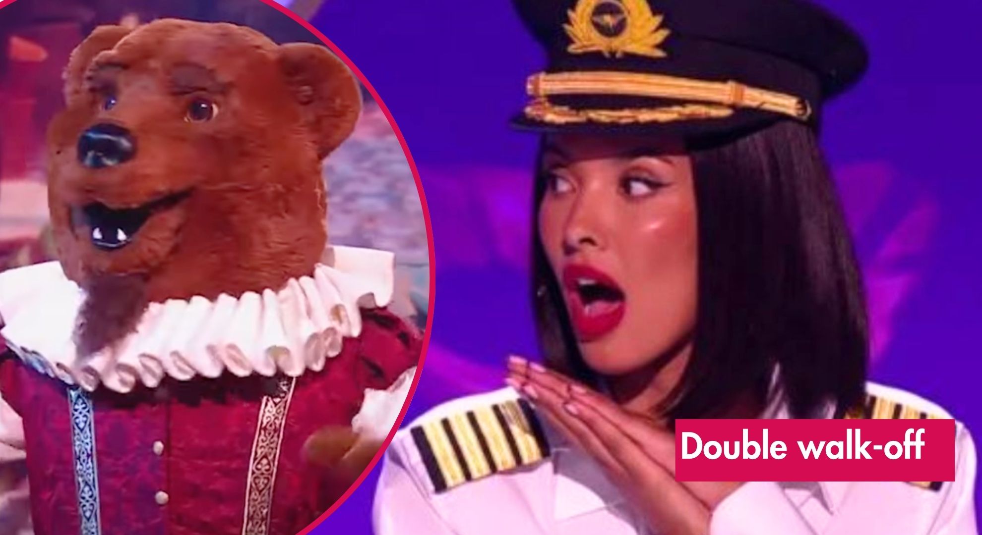 The Masked Singer: Bear 'walked off stage' after bottom two blow