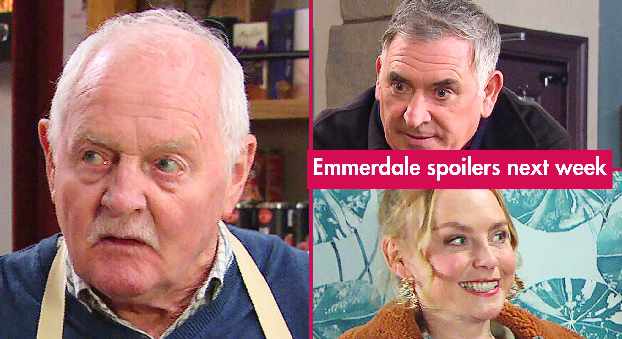 Emmerdale spoilers for next week: First look as Pollard plans to commit ...