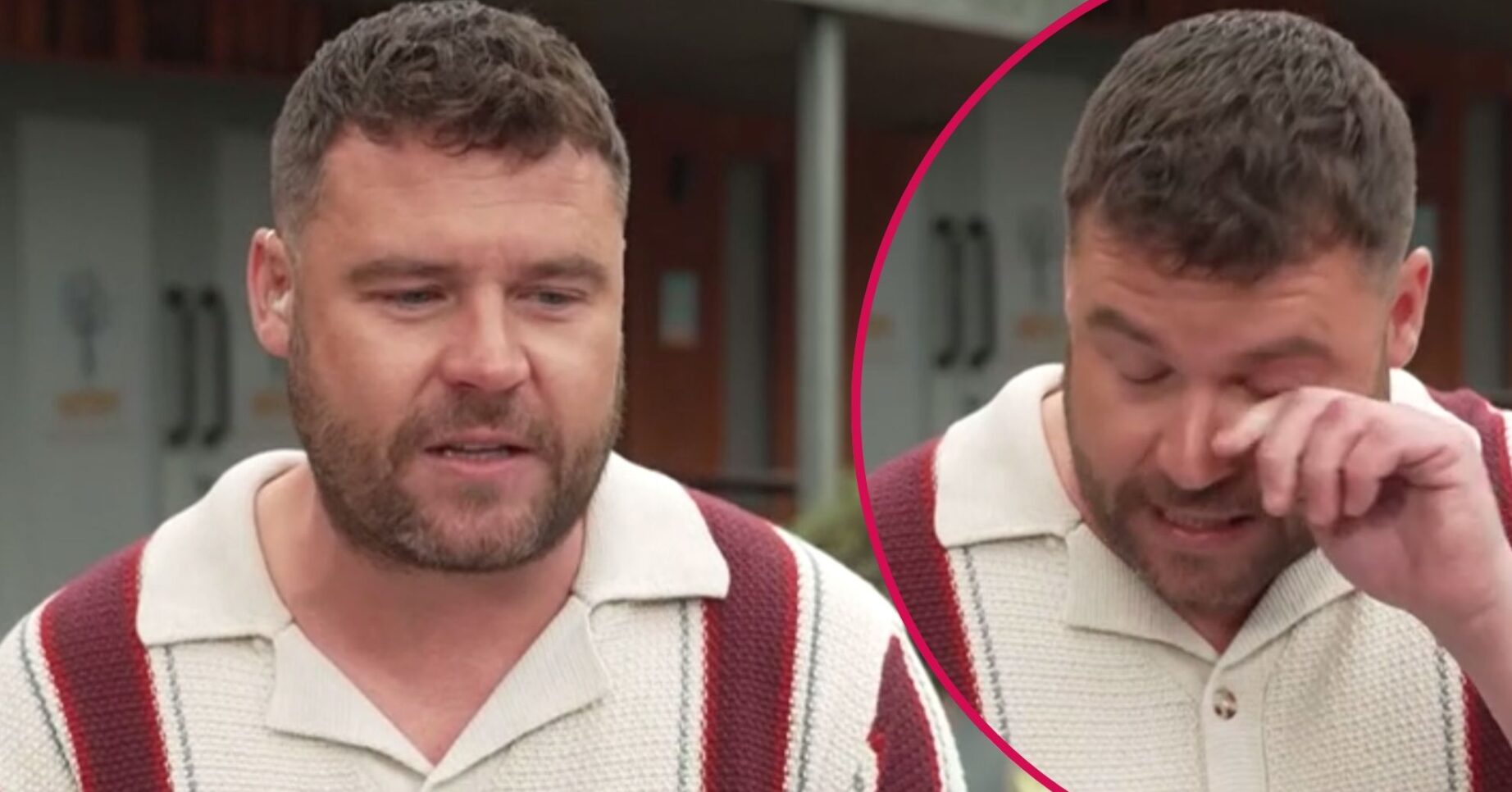 Danny Miller fights back tears as he pays tribute to dad Bruce