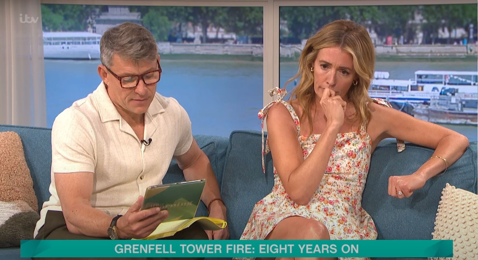 This Morning's Cat Deeley fights back tears after speaking to Grenfell ...