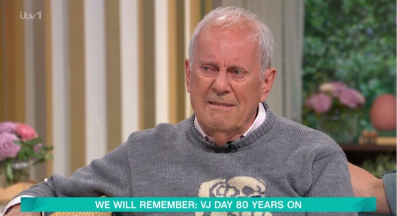 This Morning star Gyles Brandreth breaks down in tears as show marks VJ Day